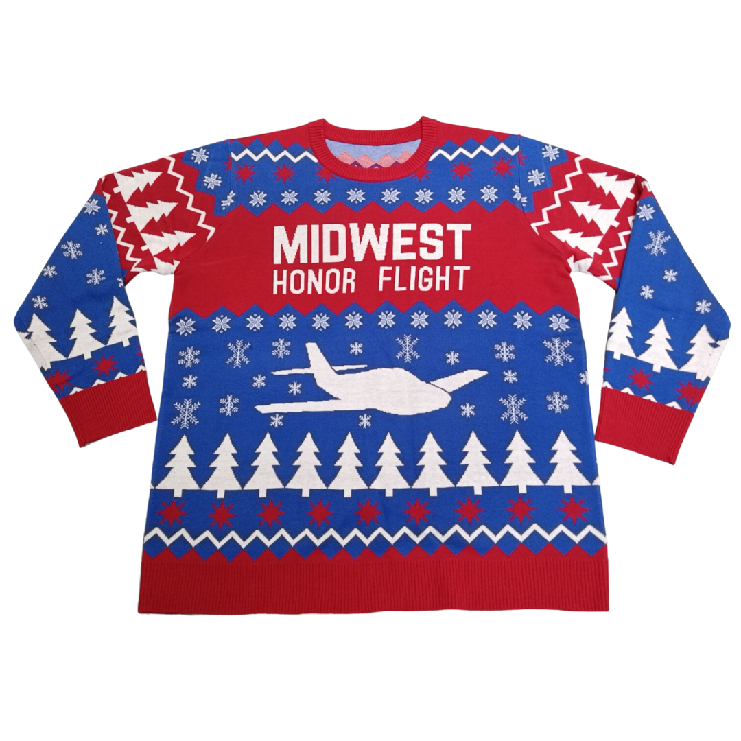MWHF Christmas Sweater | Midwest Honor Flight Store